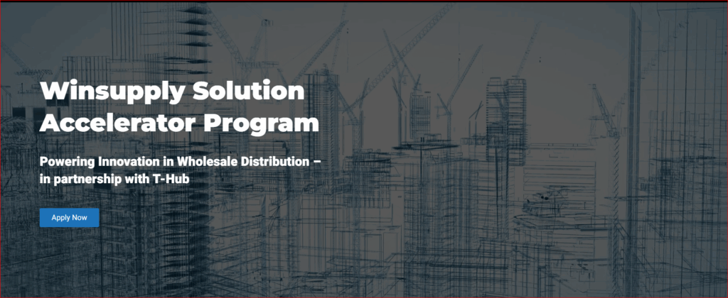 Winsupply Solution Accelerator Program - T-Hub